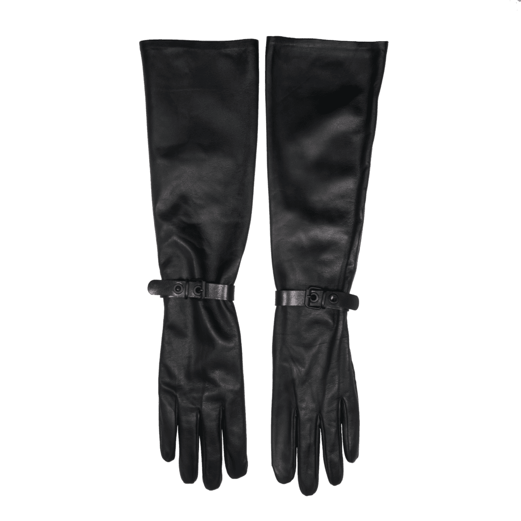 Elif Domanic | Lucius Gloves | Long Leather Gloves