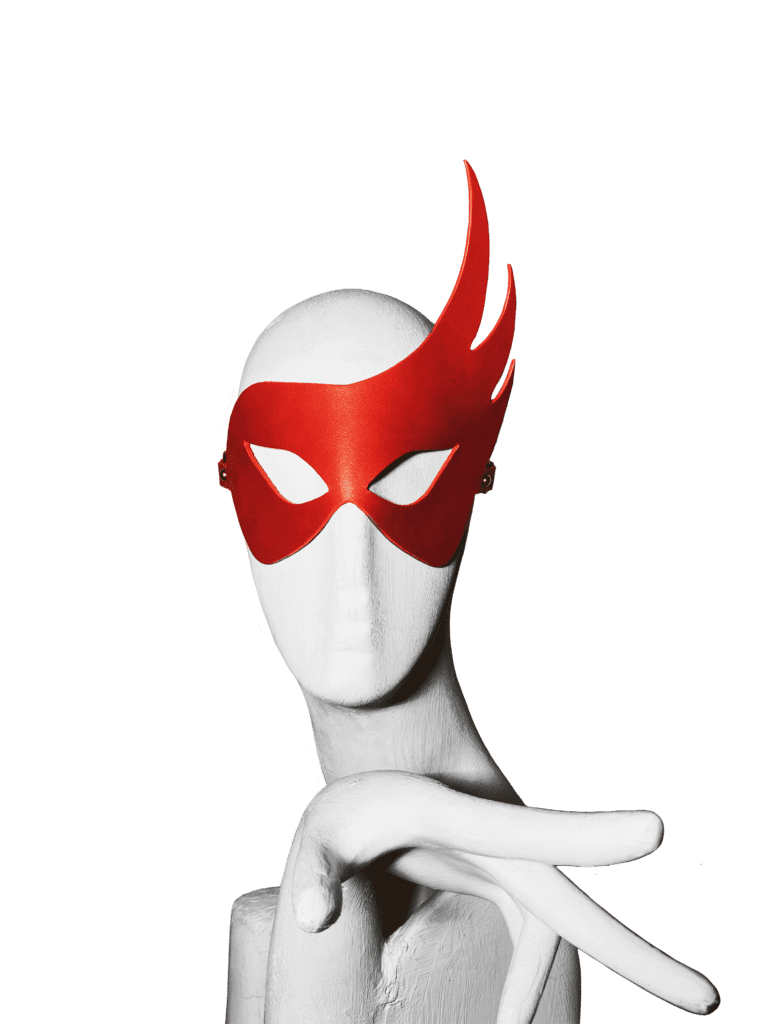 Elif Domanic | Nima Mask | Red | Clubwear